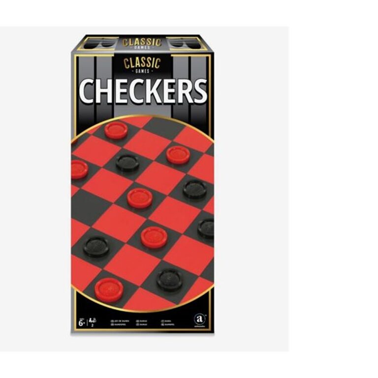 Merchant Ambassador Classic Games – Checkers (basic) – Toys